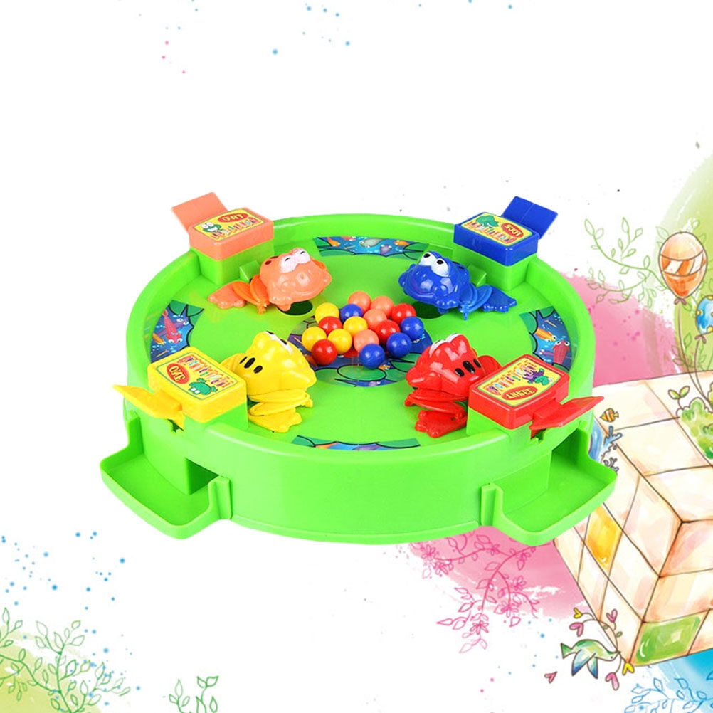 FESTFENDS Frog Board Game Fun For Family 28.5 X 28.5In Plastic Toy Set ...