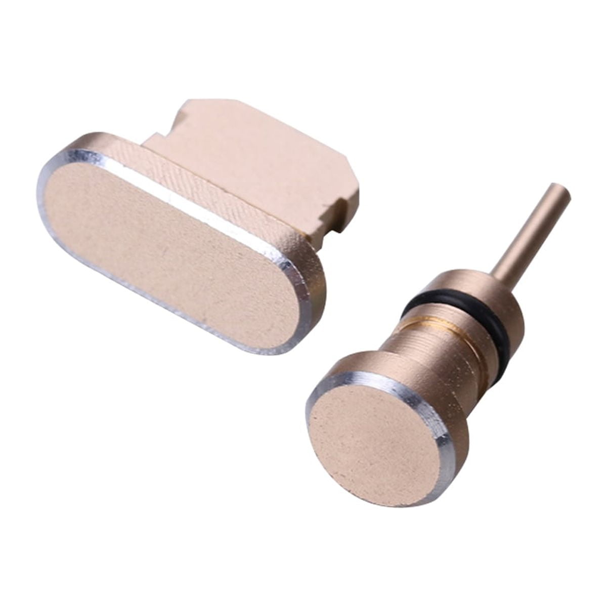 FESTFENDS Golden Plastic Charging Port Cover for Users 2Pcs Set ...