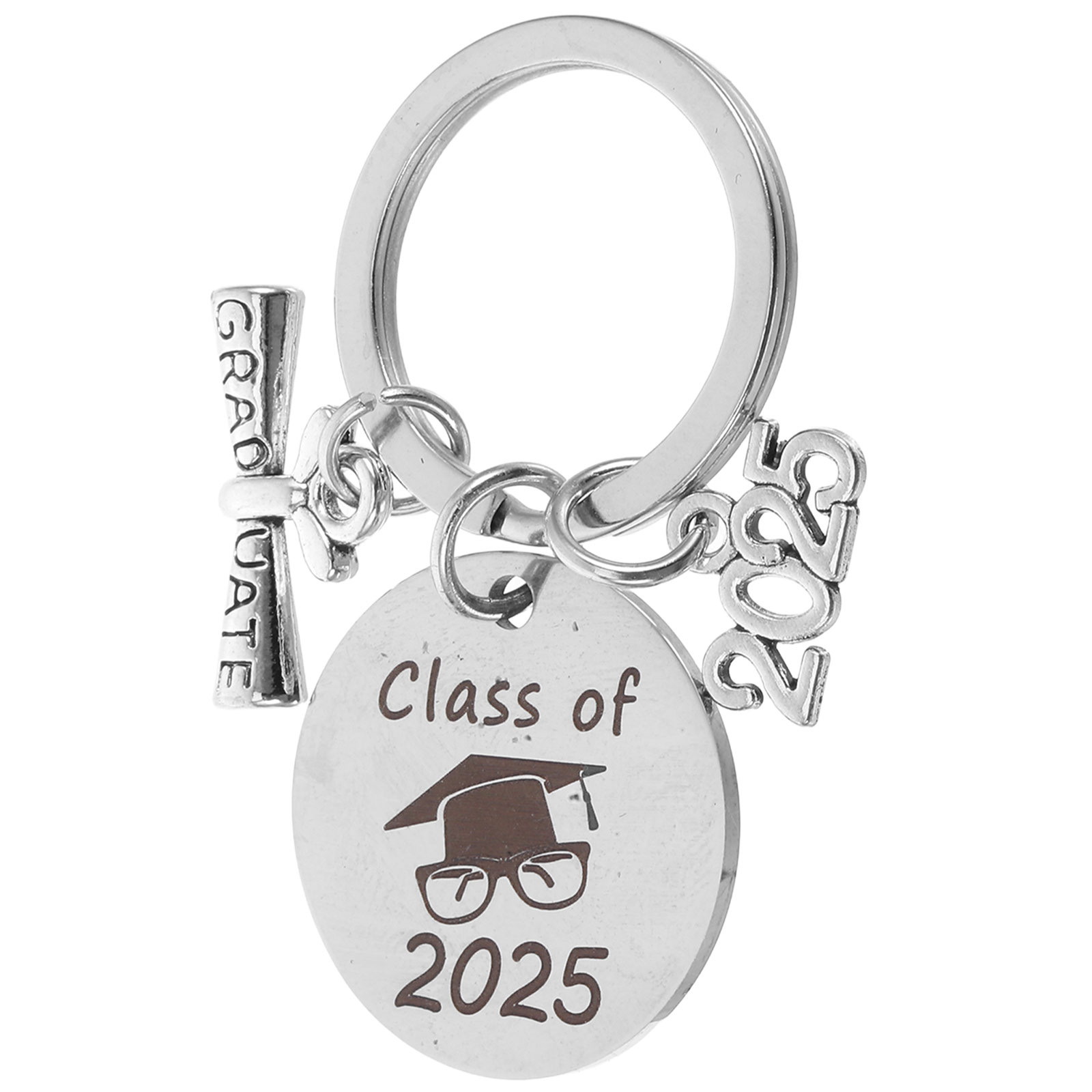 FESTFENDS Graduation Keyring Stainless Steel Wallet Attachment 1Pcs for ...