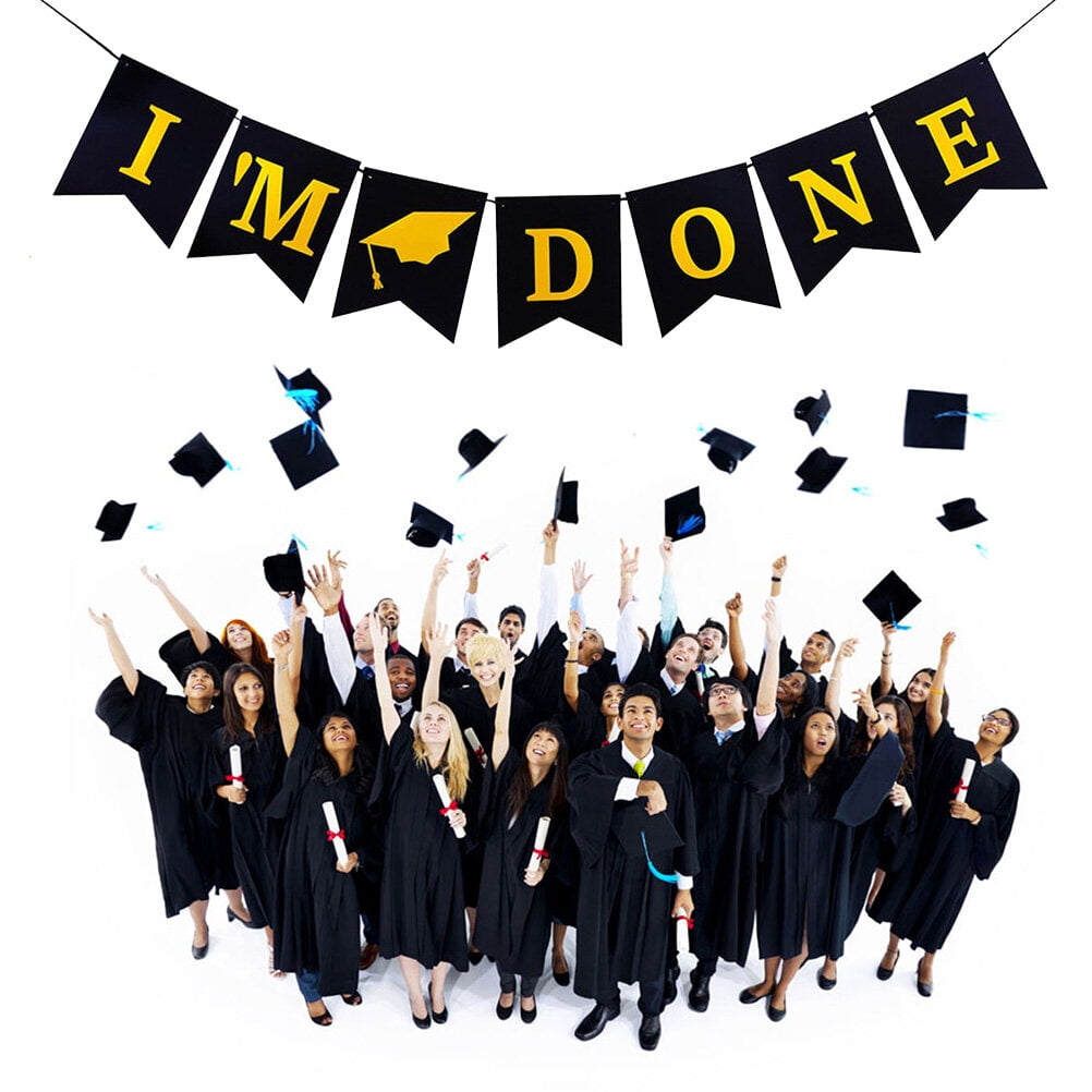 FESTFENDS Graduation Crown Set 3Pcs Assorted Color Paper Cloth Alloy ...