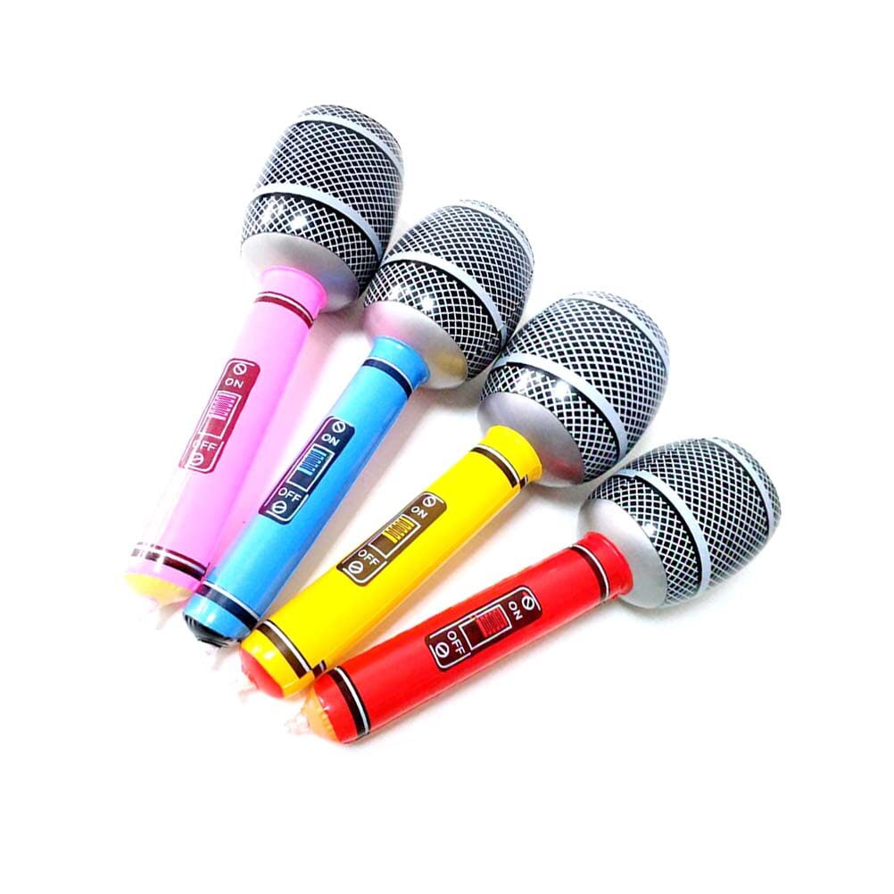 FESTFENDS Inflatable Microphone 12Pcs for Pool Parties Birthday Favors ...