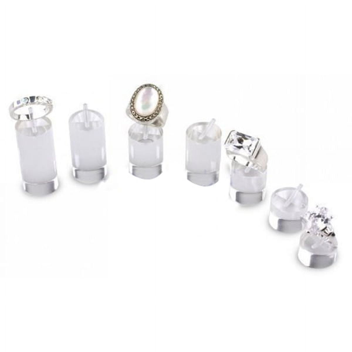 FESTFENDS Jewelry Displays Holder Set 7pcs Ring Display Stand Clear ...