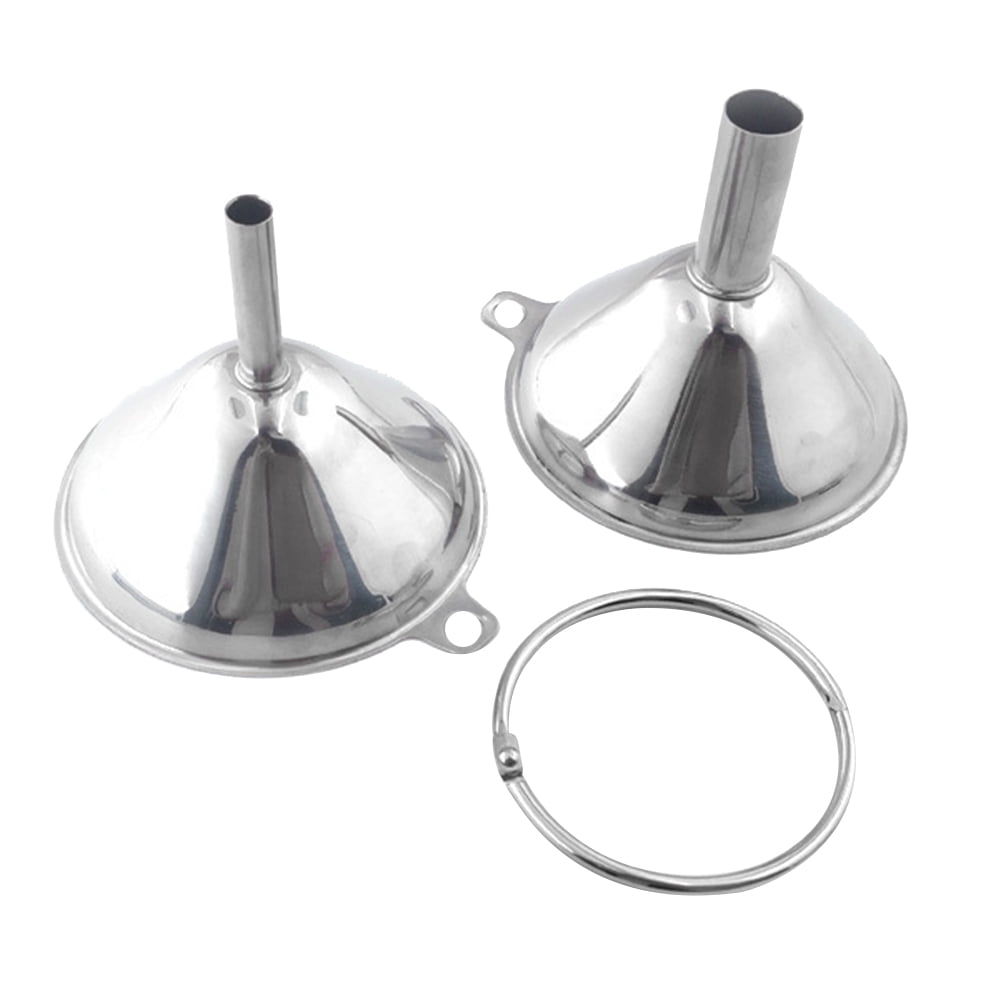 FESTFENDS Mini Kitchen Funnels Set 3-Piece Stainless Steel Strainer For ...