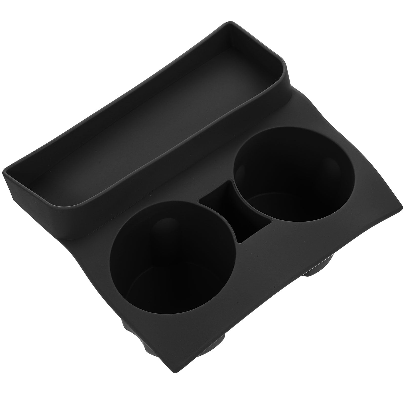 FESTFENDS Multi Functional Car Water Cup Holder Black Silicone Storage ...