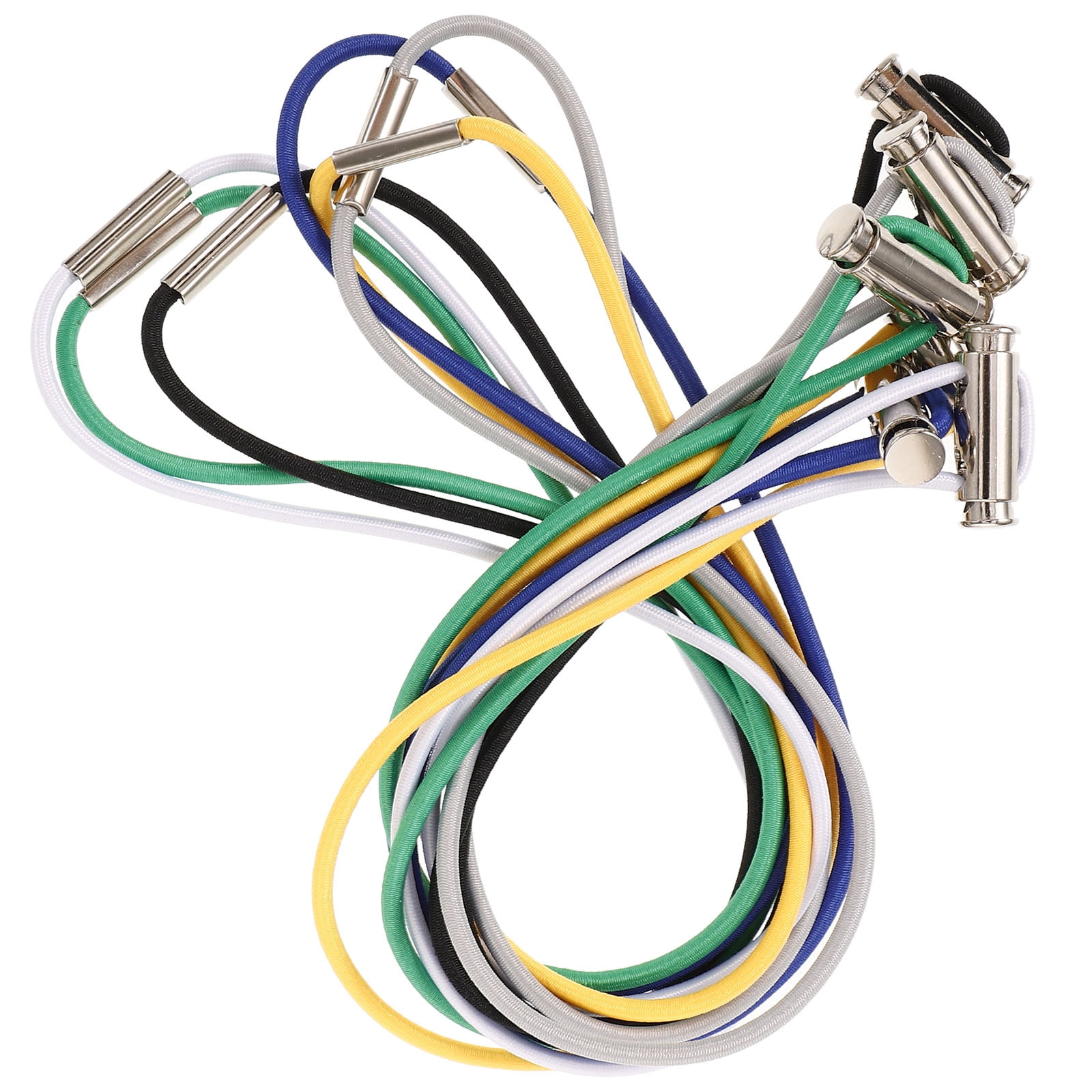 FESTFENDS Trash Bag Secure Bands for Garbage Cans in Blue Yellow Gray ...