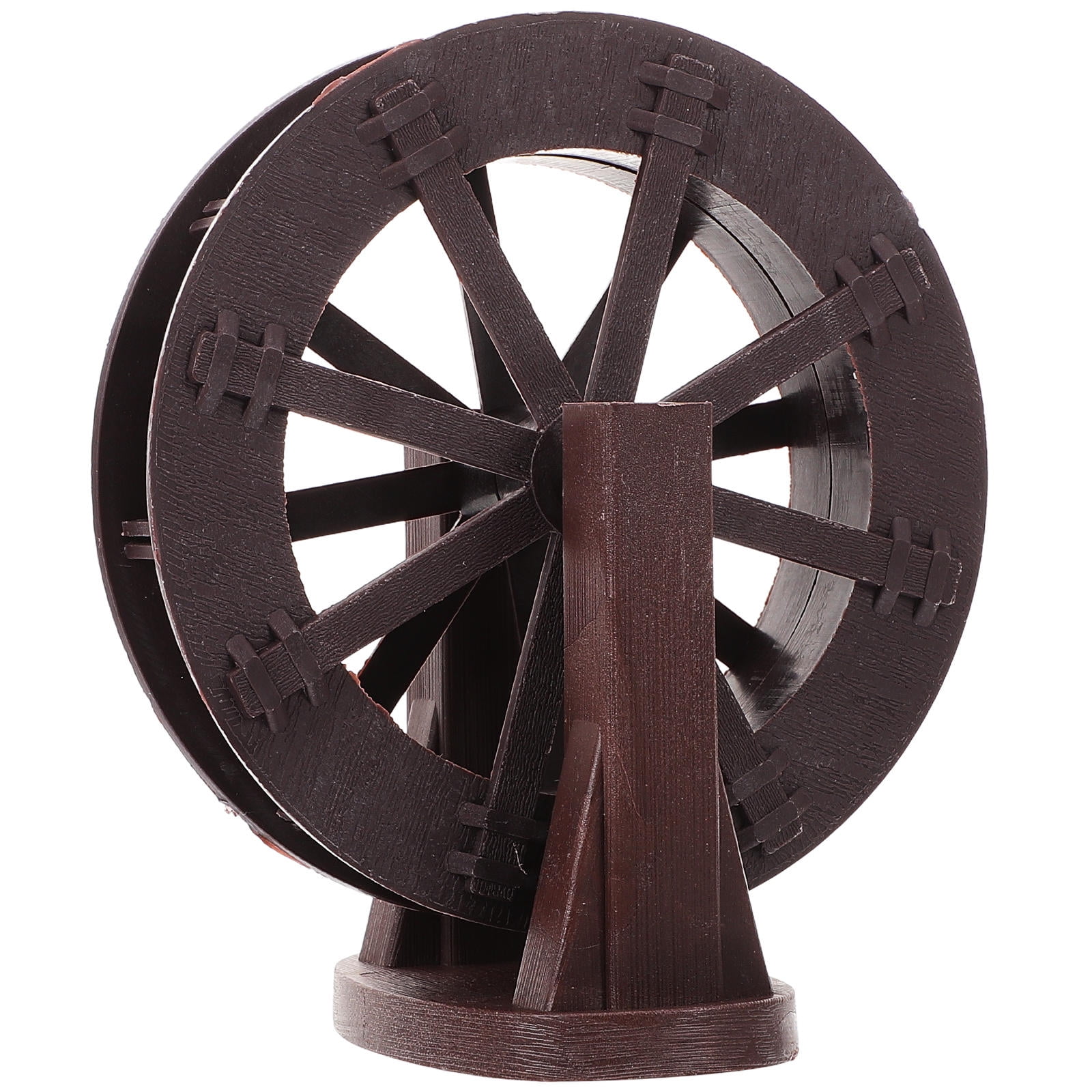 FESTFENDS Waterfall Fountain Wheel 1Set Dark Brown Plastic For Home ...