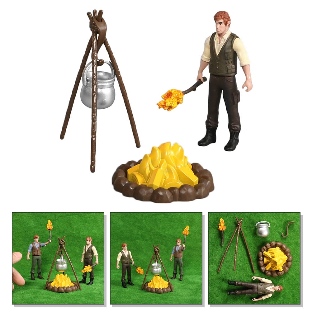 FESTFENDS Wild Bonfire Model Simulation Dolls 1Set Multi Color 9.2X4 ...