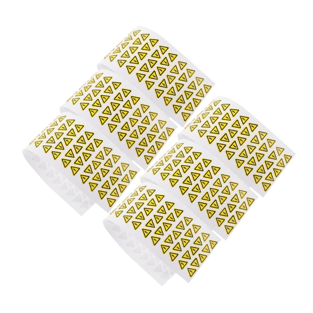 FESTFENDS Electric Stickers Yellow 200Pcs 9.1In X 2.2In - Walmart.com