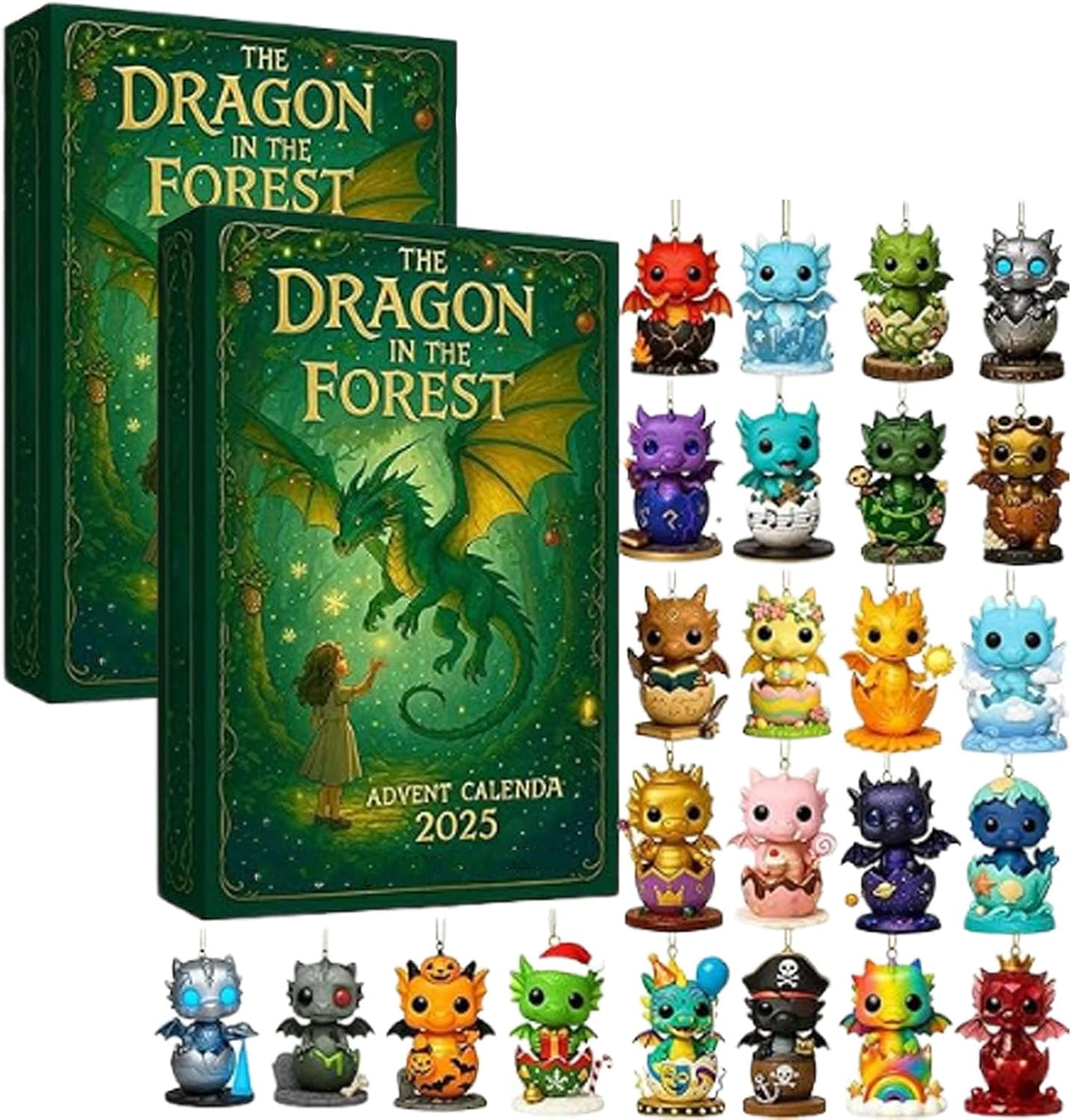 FESTILA 24 Days the Dragon in the Forest Advent Calendar 2025, Funny ...