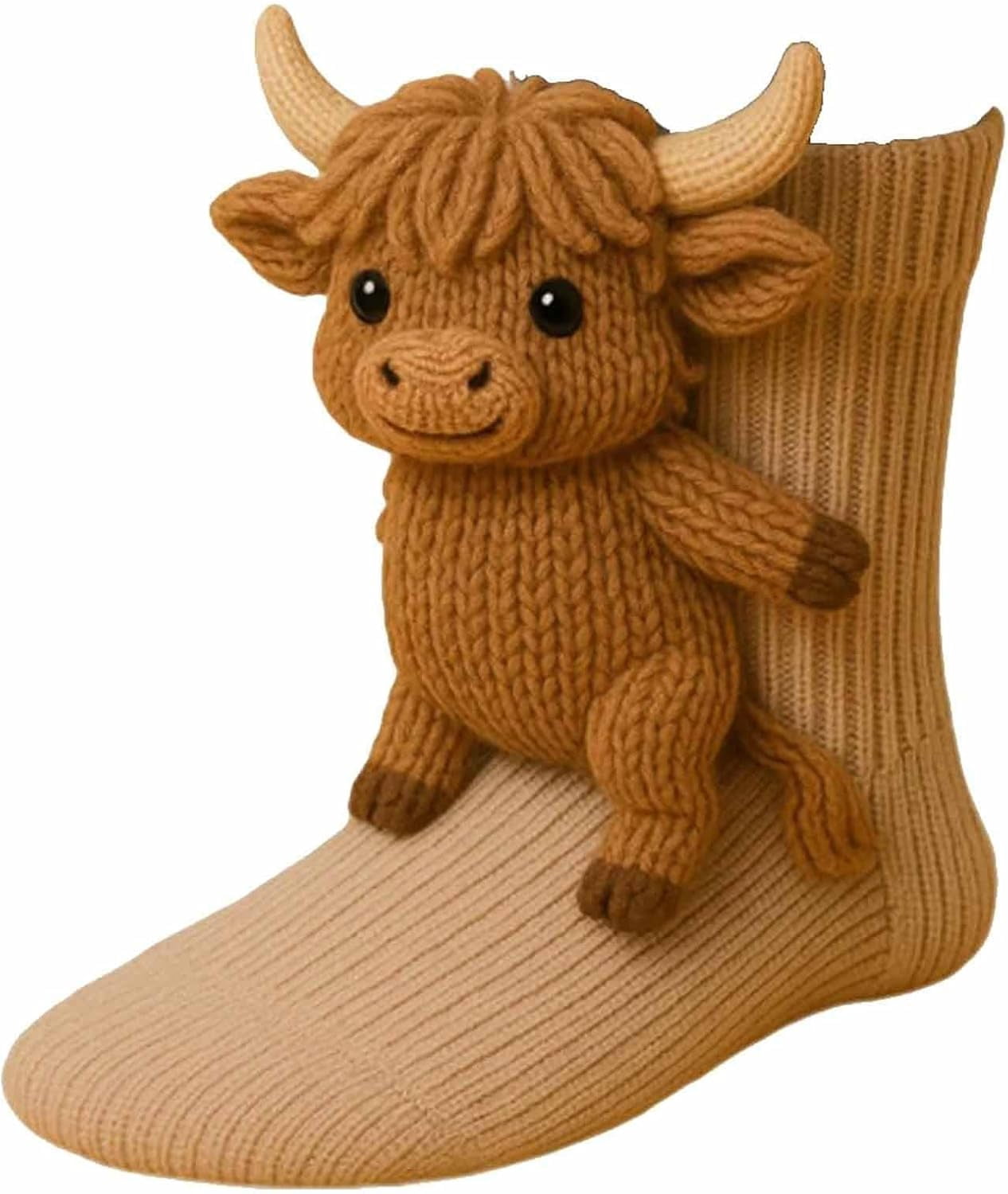 FESTILA 3D Knit Animal Socks, 2025 New Funny Novelty Christmas Floor ...