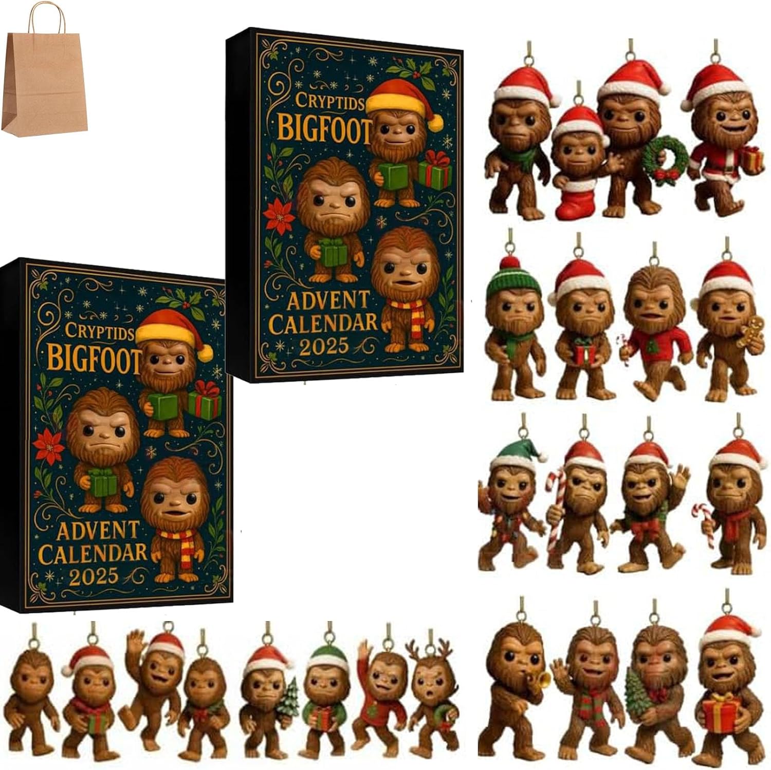 FESTILA Bigfoot Edition Advent Calendar 2025, Classic Bigfoot Advent ...