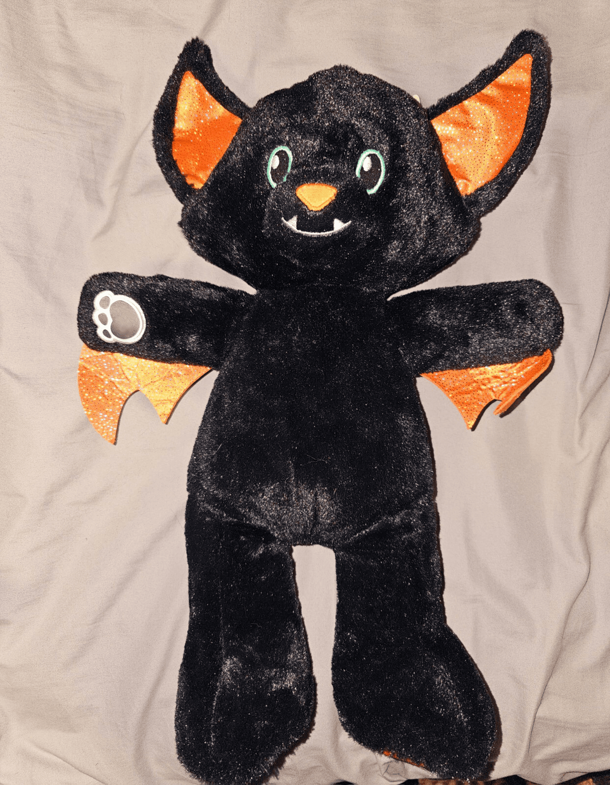 FESTILA Build A Bear Fangtastic Plush Halloween Vampire Bat Black ...