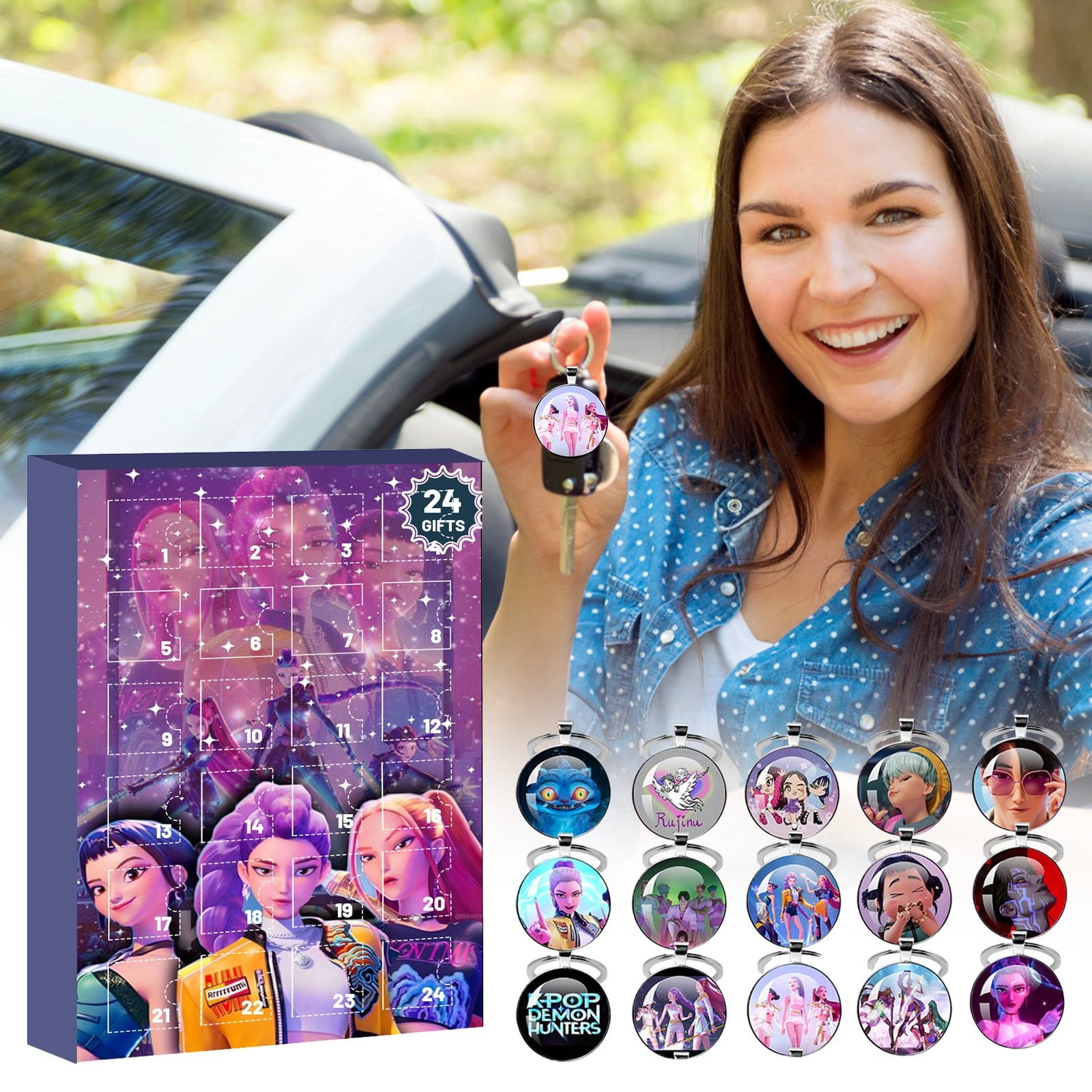 FESTILA Demon Hunters 2025 Halloween Advent Calendar Acrylic Hanging ...