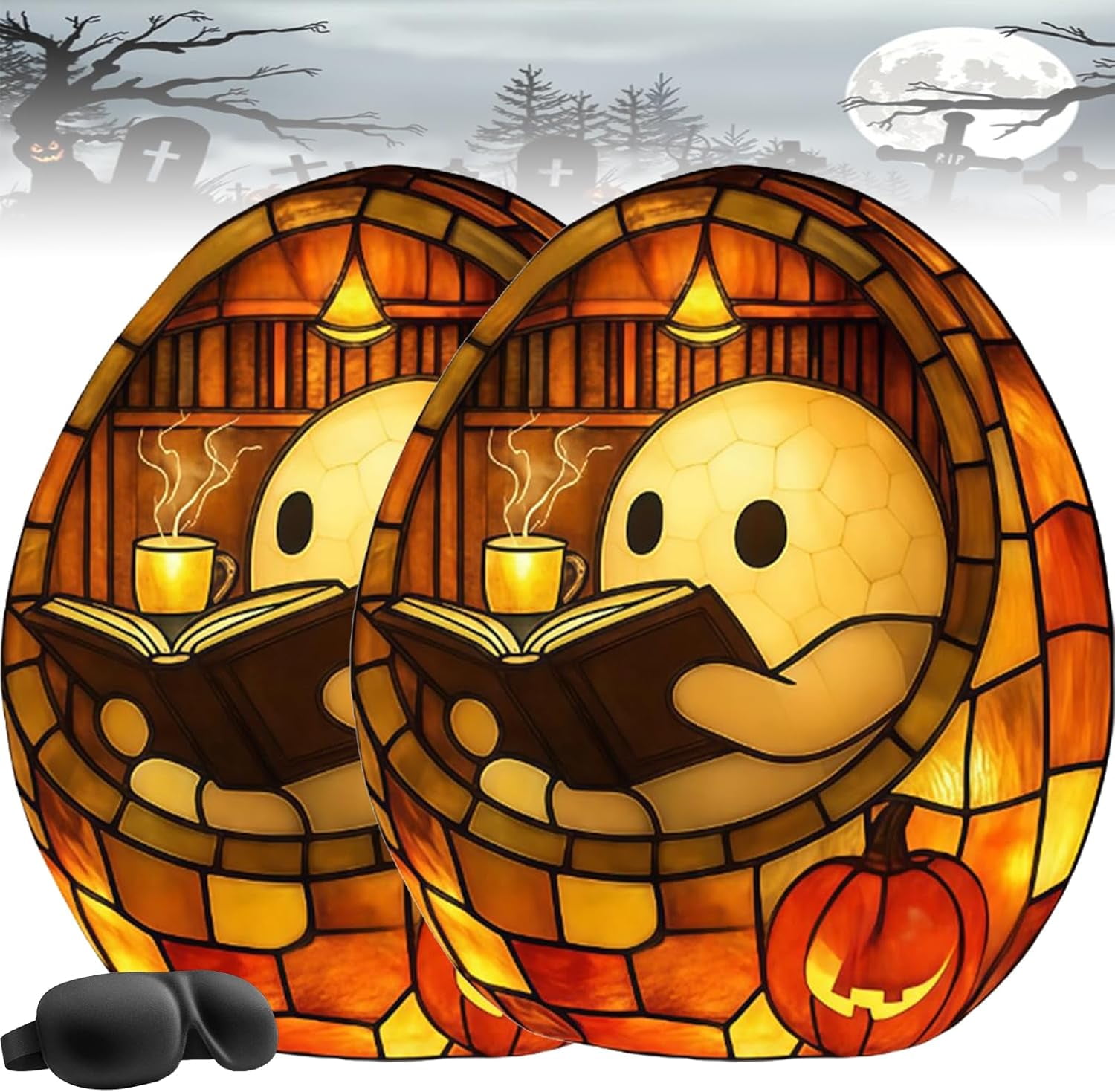 FESTILA Ghost Reading Book Lamp, Cute Ghost Reader LED Light, Unique ...