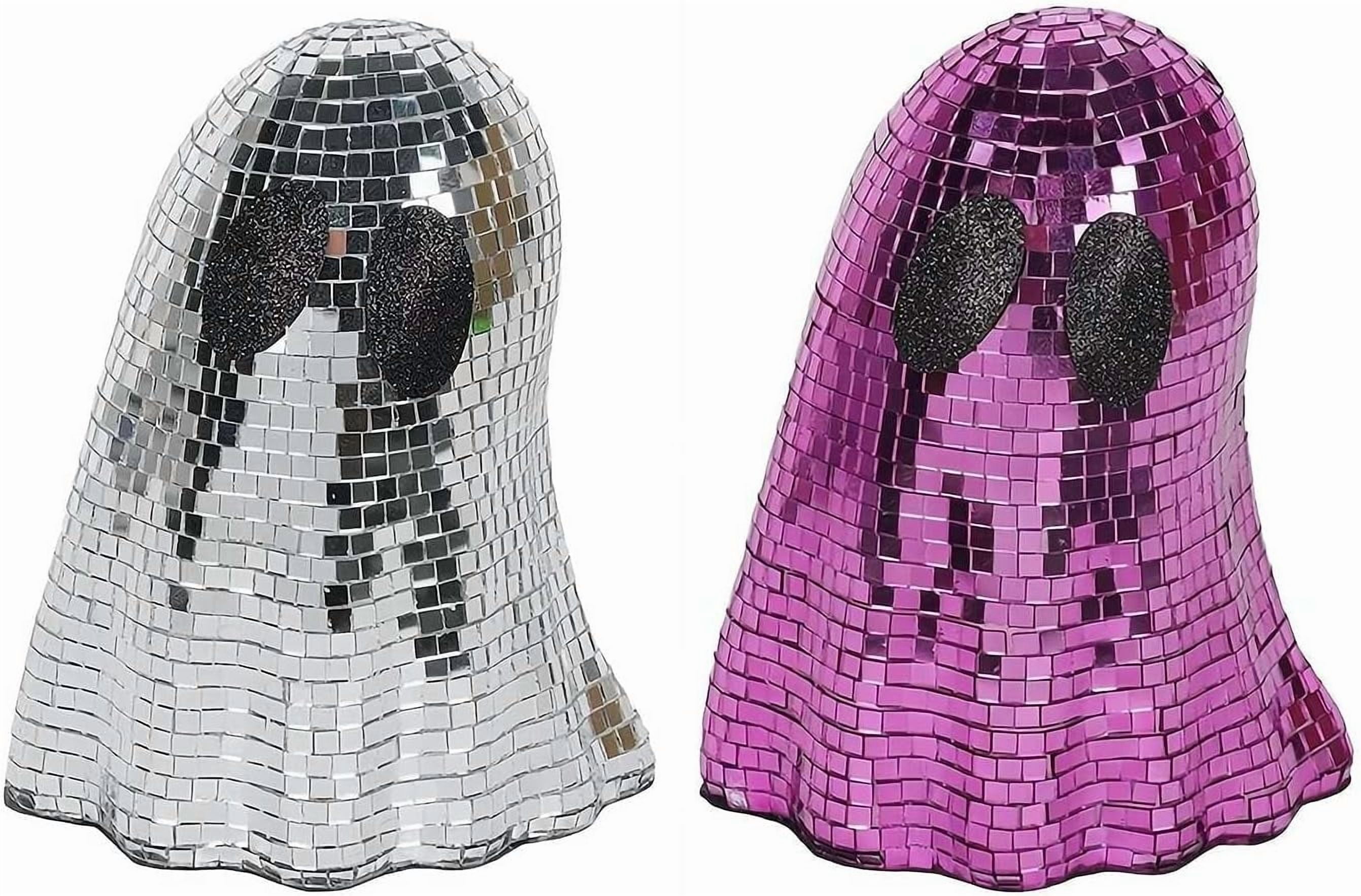 FESTILA Halloween Disco Ghost Decor,Ghost Disco Ball Table Decoration ...