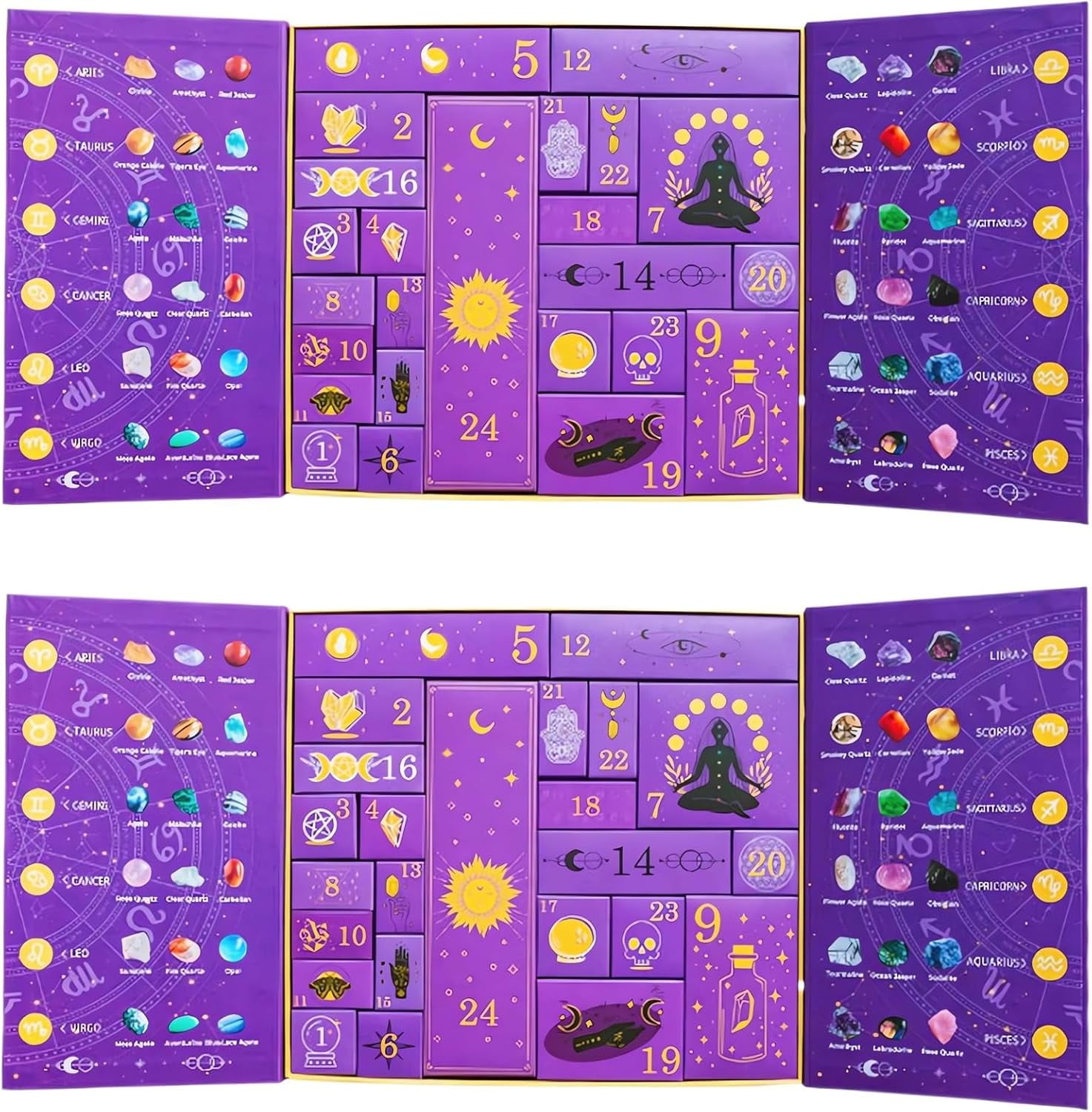 FESTILA Reiki Crystal Halloween Countdown Gift Box 2025 Reikicrystal ...