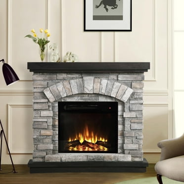 FMI B36L Bungalow 36'' Heat Circulating Wood Burning Fireplace ...