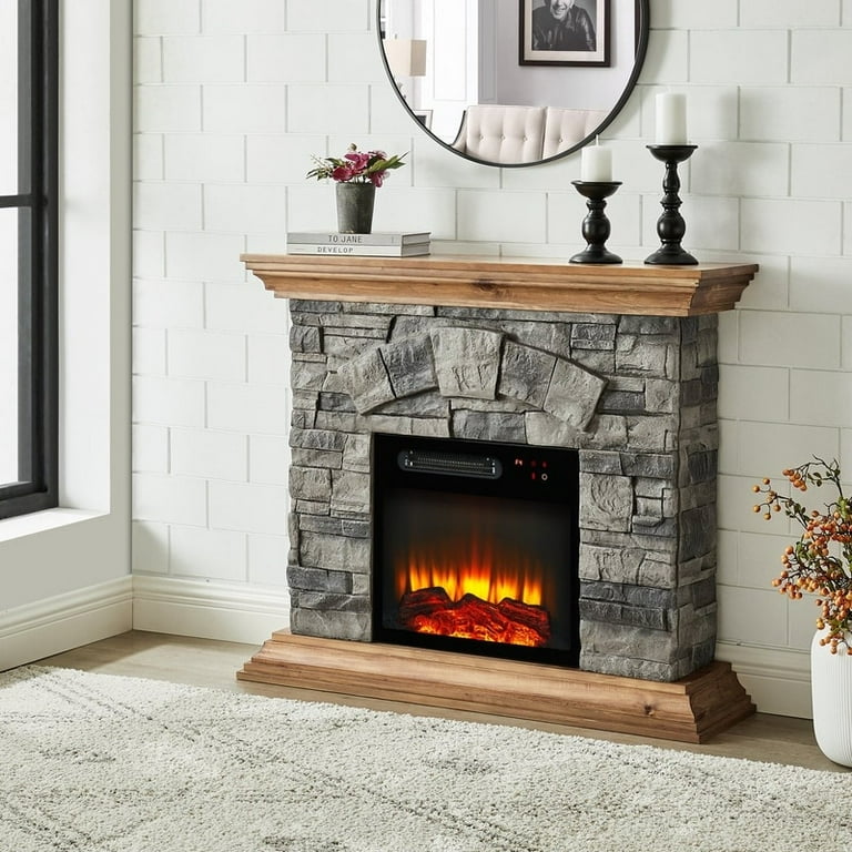Electric Stone Fireplace 3 Sided Electric Fireplace ElectricSun VISTA