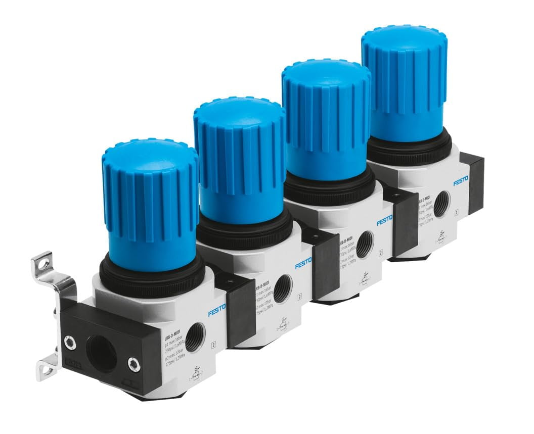 FESTO LRB-1/4-D-7-O-K4-MINI 528984 Pressure regulating valve manifold ...