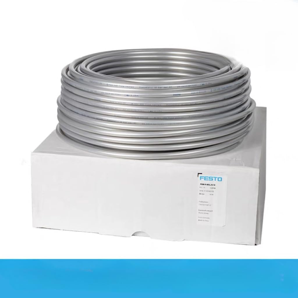 FESTO PUN-H-12X2-SI-200 558275 Silver Plastic tubing，8 mm ID,12 mm OD,200 Meters Length,W.P:-0. ...