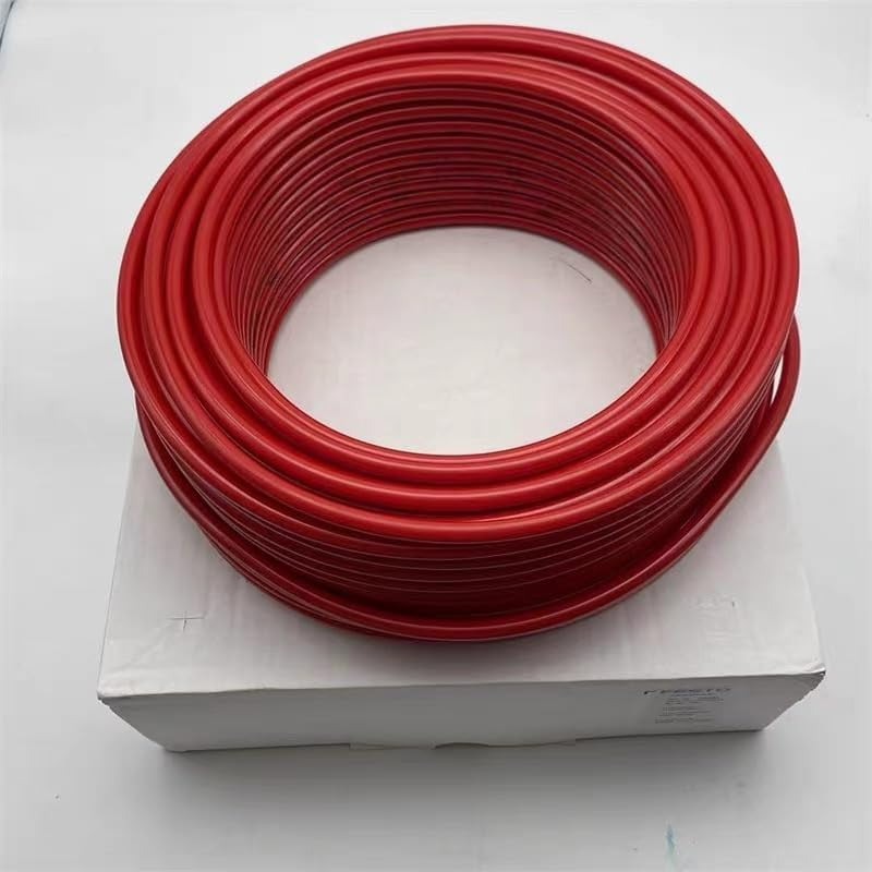 FESTO PUN-H-6X1-RT 558286 Red Plastic tubing，4 mm ID,6 mm OD,50 Meters ...