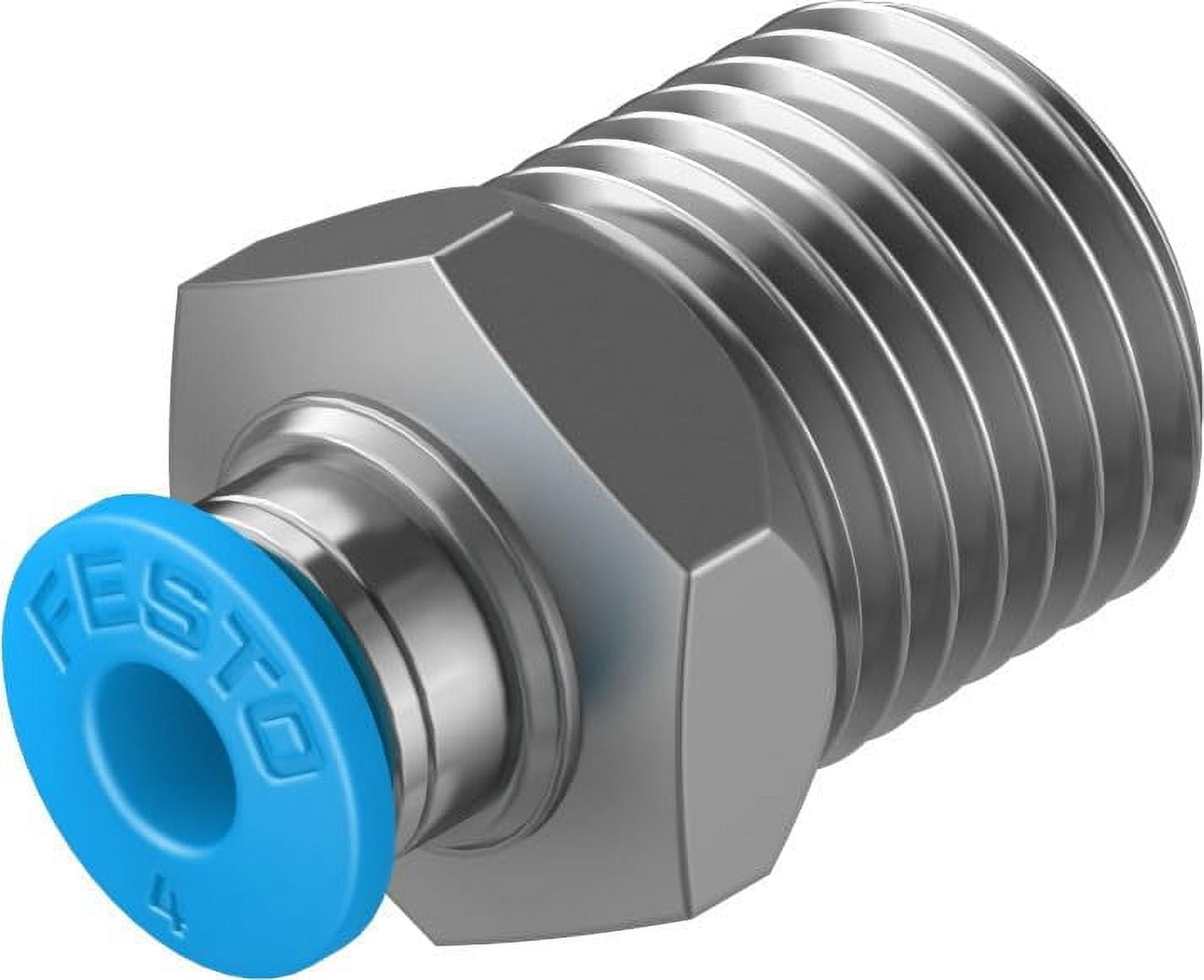FESTO QS-1/4-8 153005 Push-in fitting (10 units/package) - Walmart.com