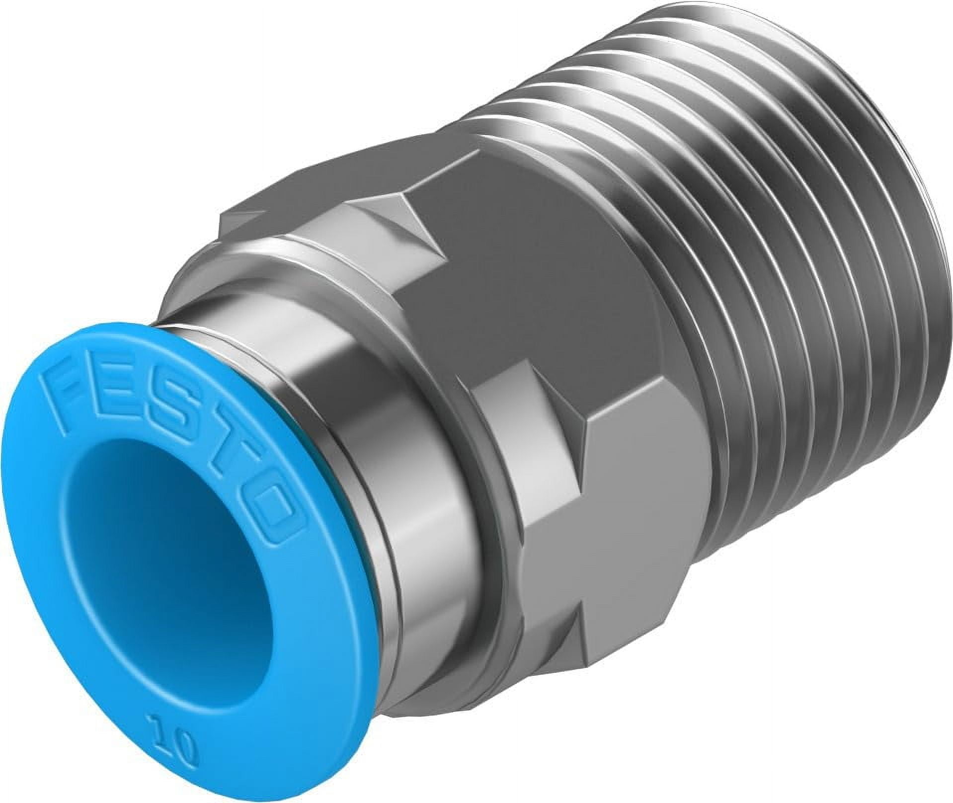 FESTO QS-3/8-10-50 130682 Push-in fitting (50 units/package) - Walmart.com