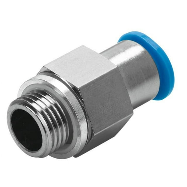 FESTO QSK-G1/8-6 186295 Push-in fitting, self-sealing (10 units/package ...