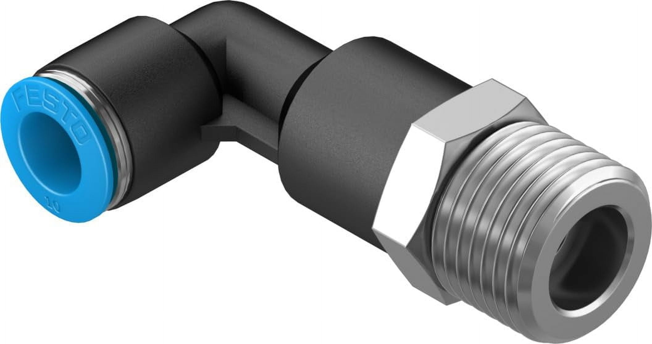 FESTO QSLL-1/4-4 190662 Push-in L-fitting, long (10 units/package) - Walmart.com