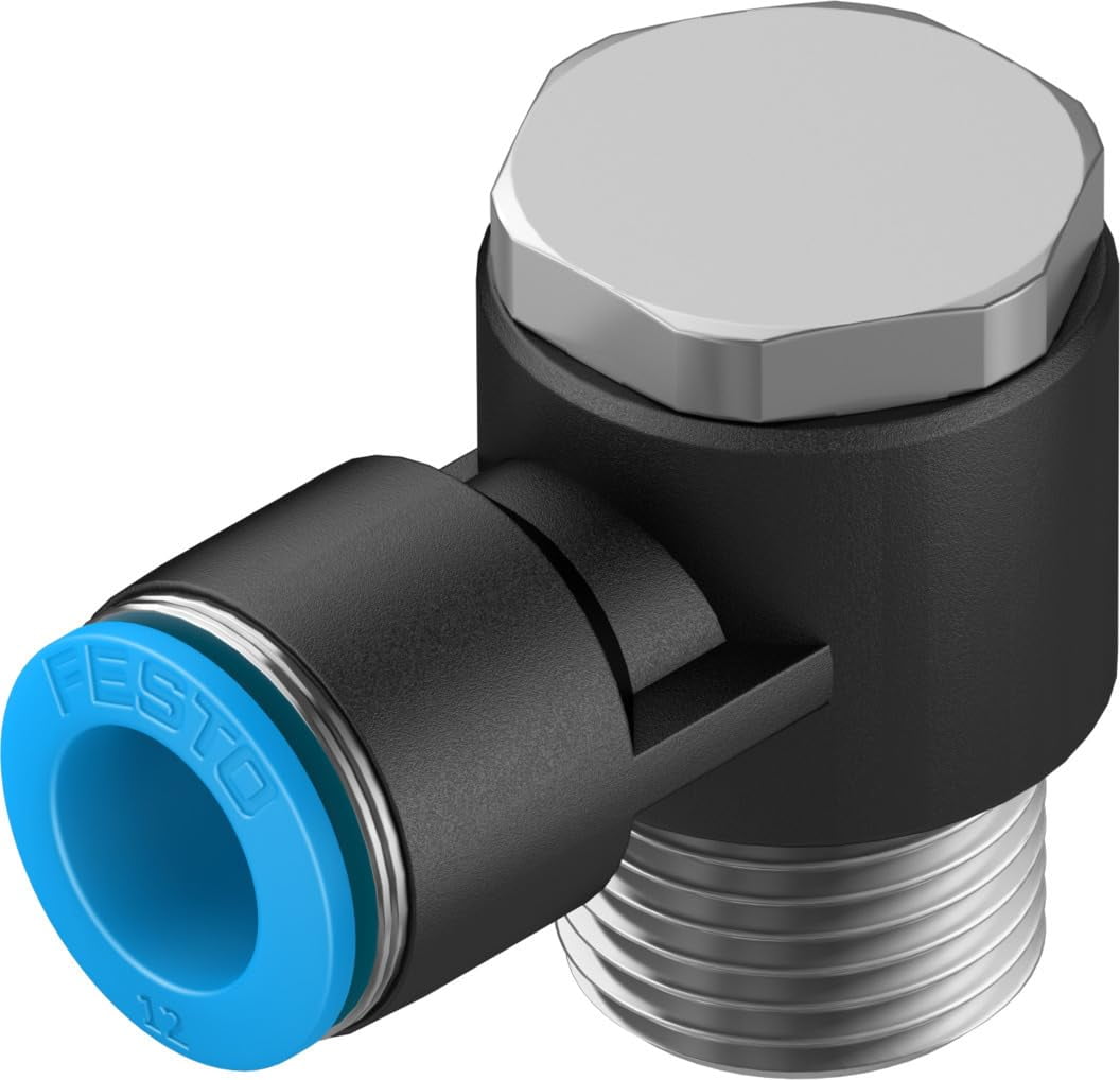 FESTO QSLV-G1/8-8 186140 Push-in L-fitting (10 units/package) - Walmart.com