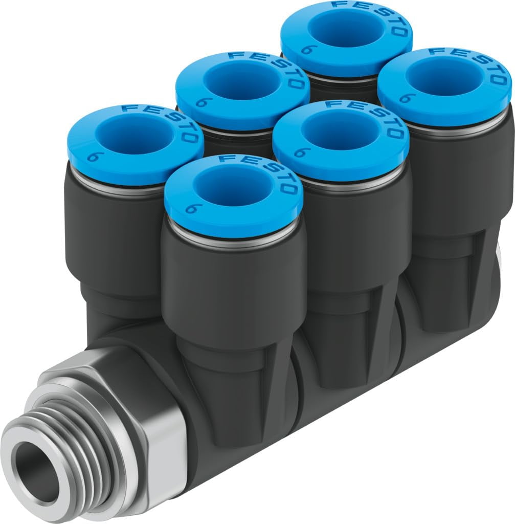 FESTO QSLV6-3/8-10 153248 Multiple distributor (10 units/package ...