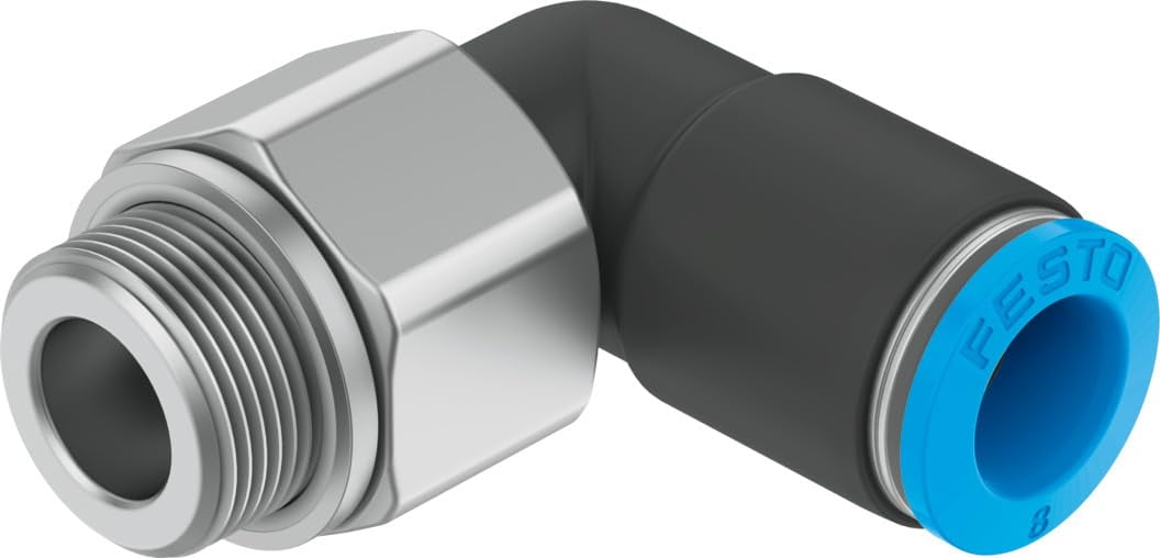 FESTO QSRL-G1/8-8 186288 Push-in L-fitting, rotatable (10 units/package) - Walmart.com