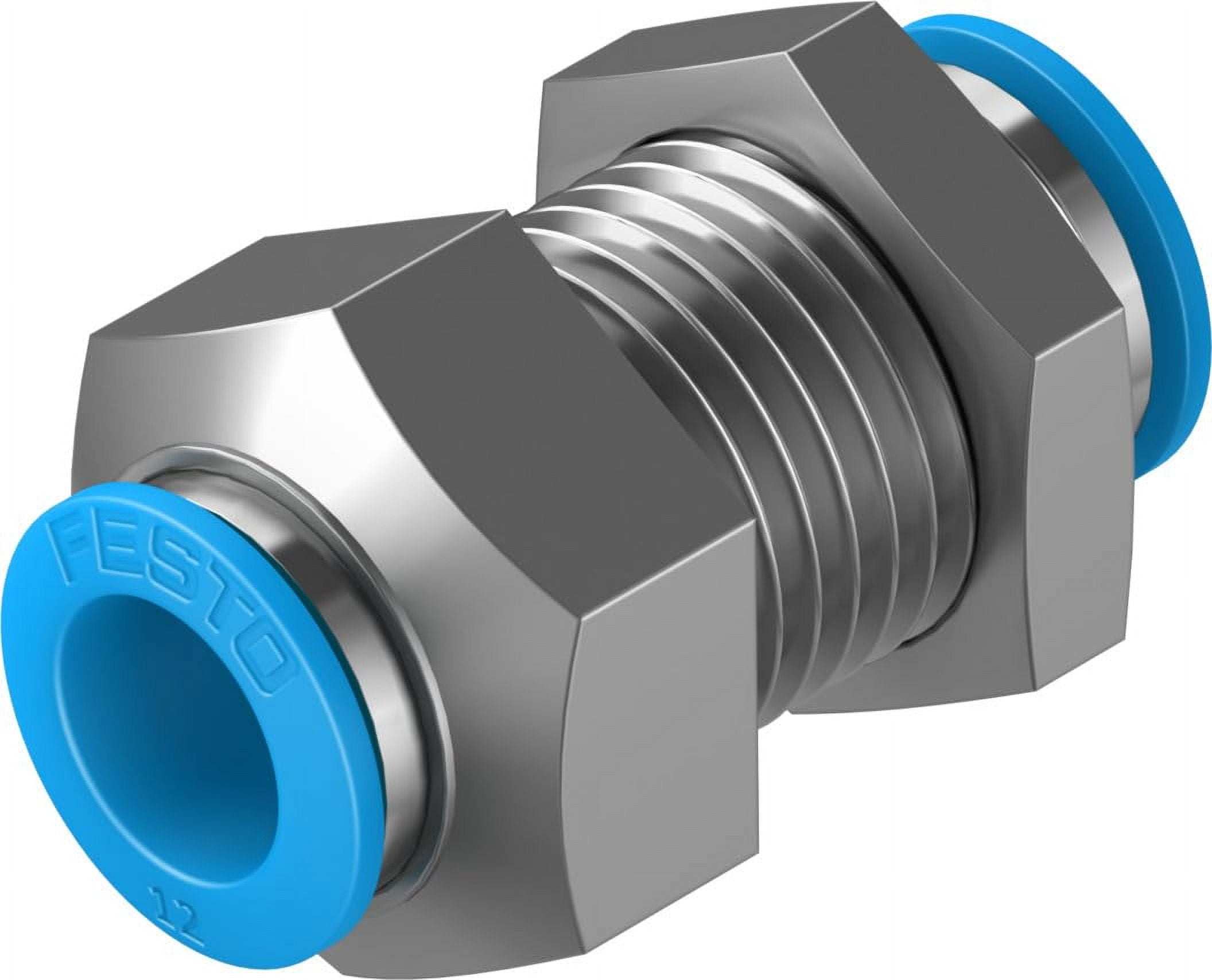 FESTO QSS-12-F 130644 Push-in bulkhead connector (10 units/package ...