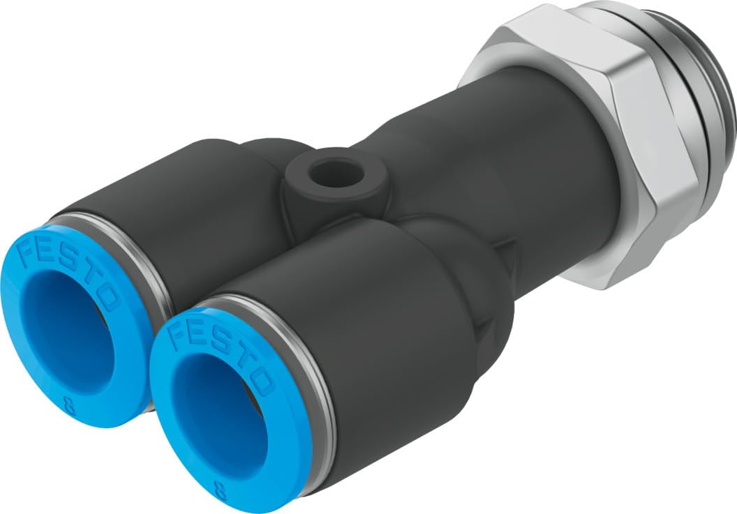 FESTO QSY-G1/8-4 186179 Push-in Y-fitting (10 units/package) - Walmart.com
