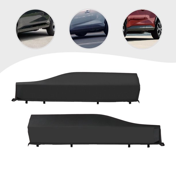 FETCOI 2x Rear Door Trim Lower Moldings Left+Right For Toyota Rav4 2019 ...