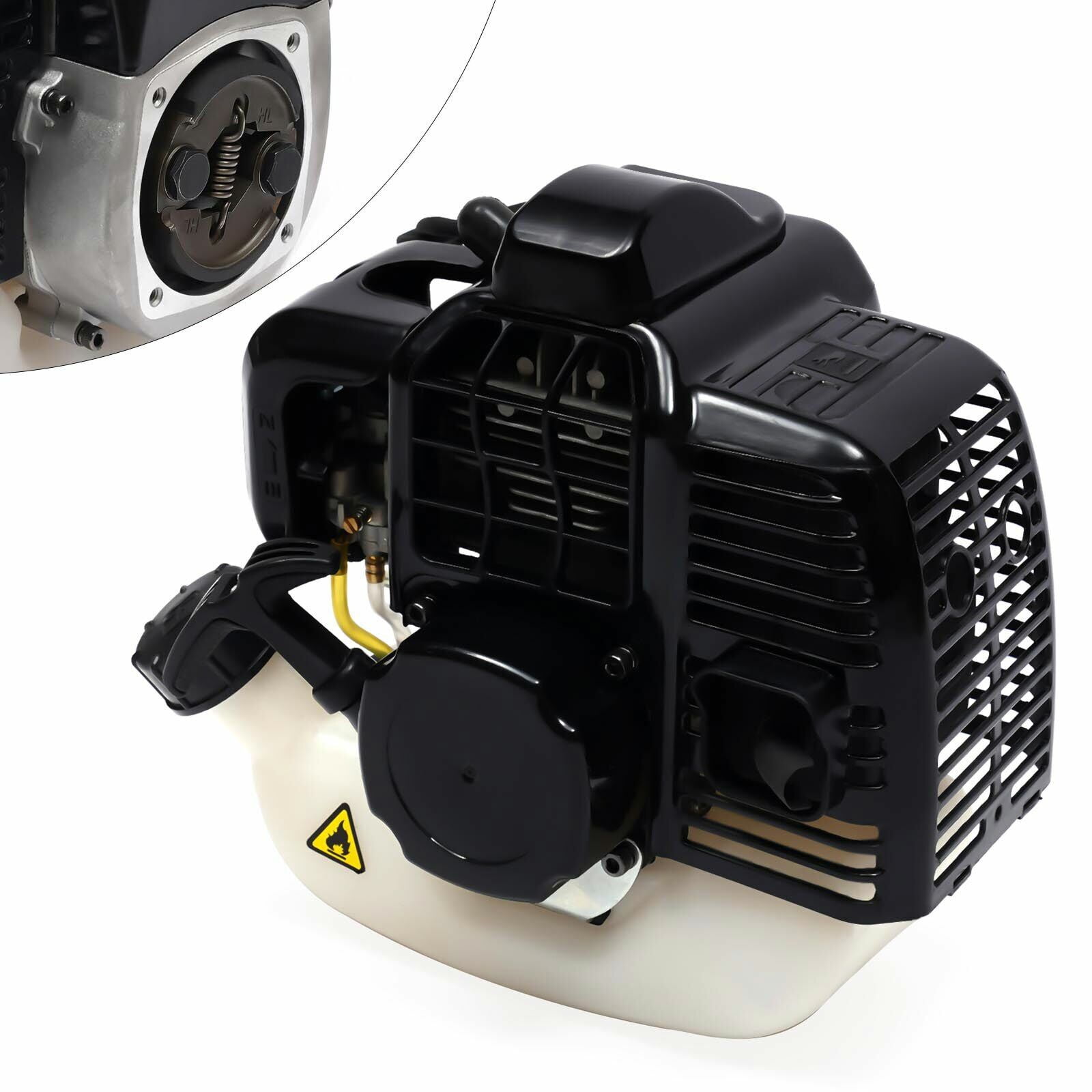 FETCOI 49CC 2-Stroke Engine Motor Pull Start + Fuel Tank For Mini Bike ...