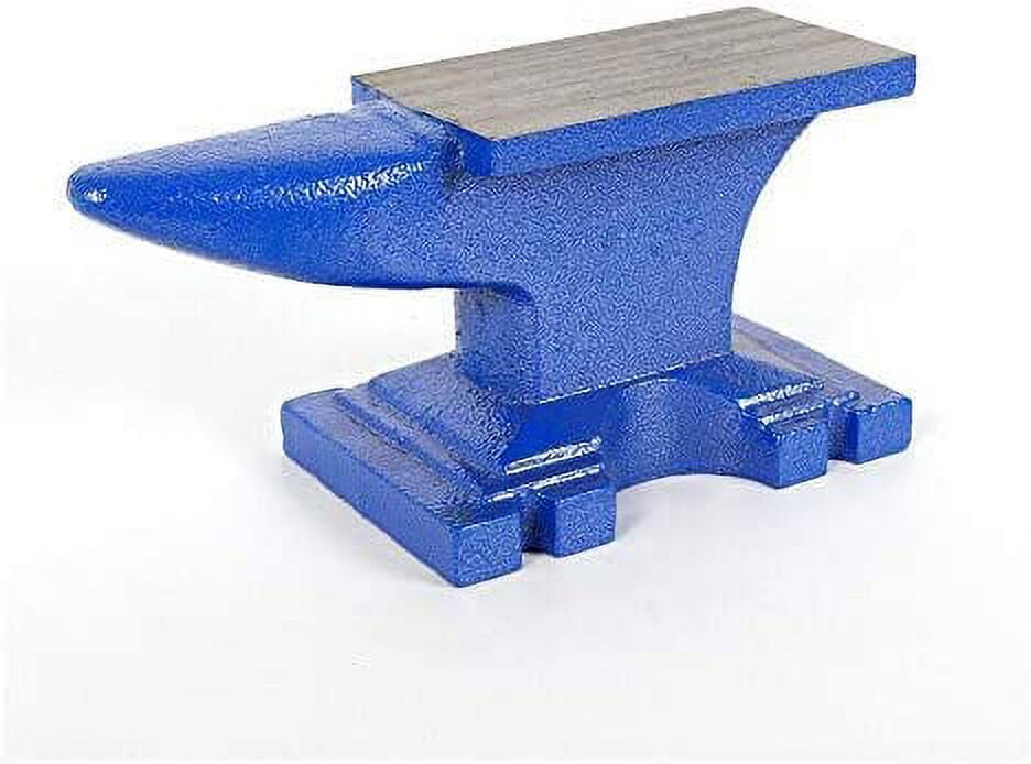 FETCOI 5KG 11LB Round Horn Anvil Shallow Mouth Anvil Blacksmithing Hard ...