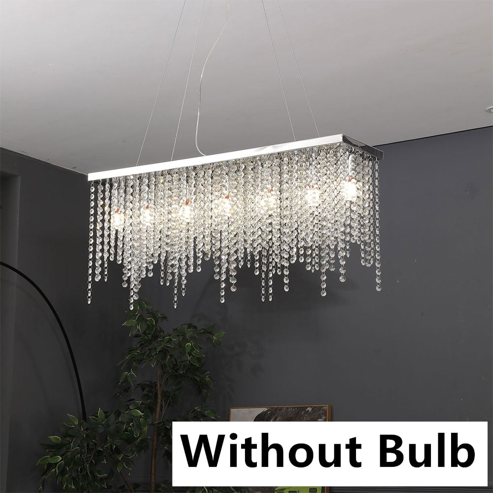 FETCOI Crystal Chandelier for Dining, Kitchen & Bedroom, Modern ...