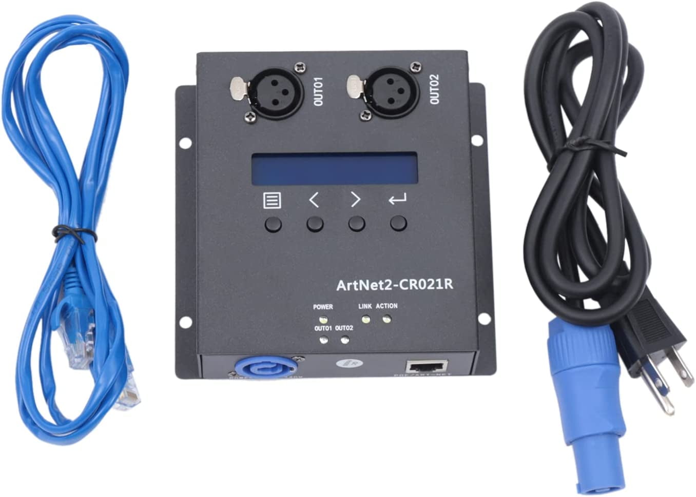 FETCOI DMX 2x512 Ethernet Lighting Controller Interface Art-Net Node ...