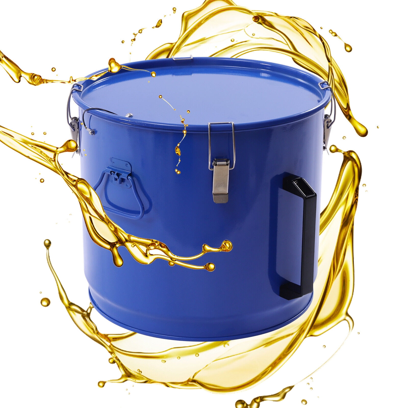 FETCOI Fryer Grease Bucket 10 Gallon Fryer Oil Disposal Caddy with Lid ...