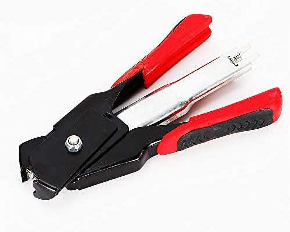 FETCOI Hog Ring Pliers Kits W/ 2500 C Clips Staples Tool, Hand Operated ...