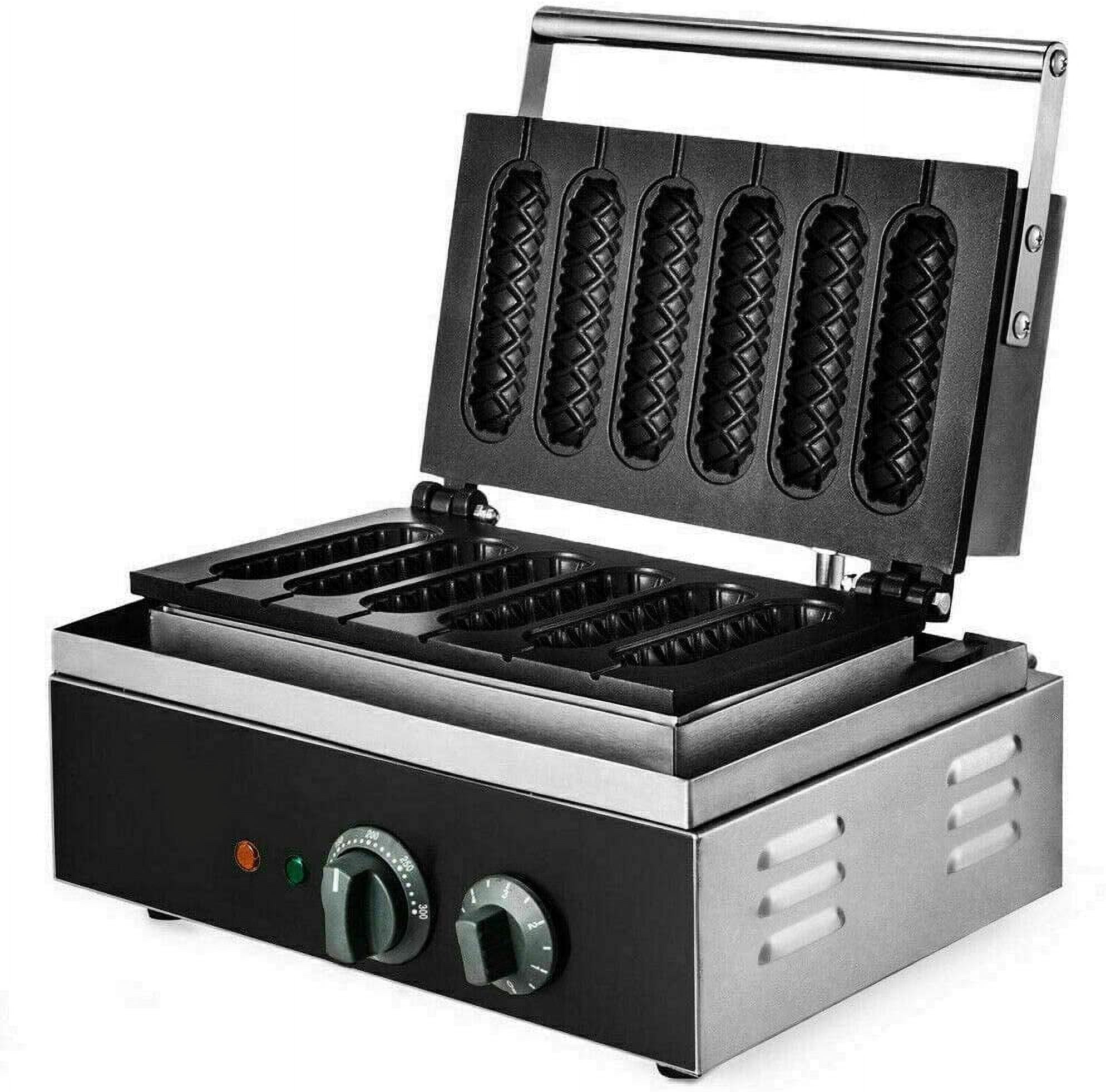 FETCOI Hotdog Waffle Maker Non-Stick Waffle Iron for Corn Dogs Lolly ...