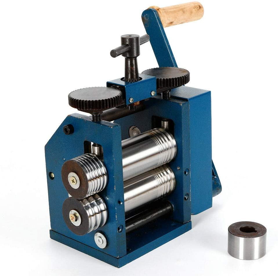 FETCOI Manual Rolling Mill Machine 3"/75mm Roller Manual Combination ...