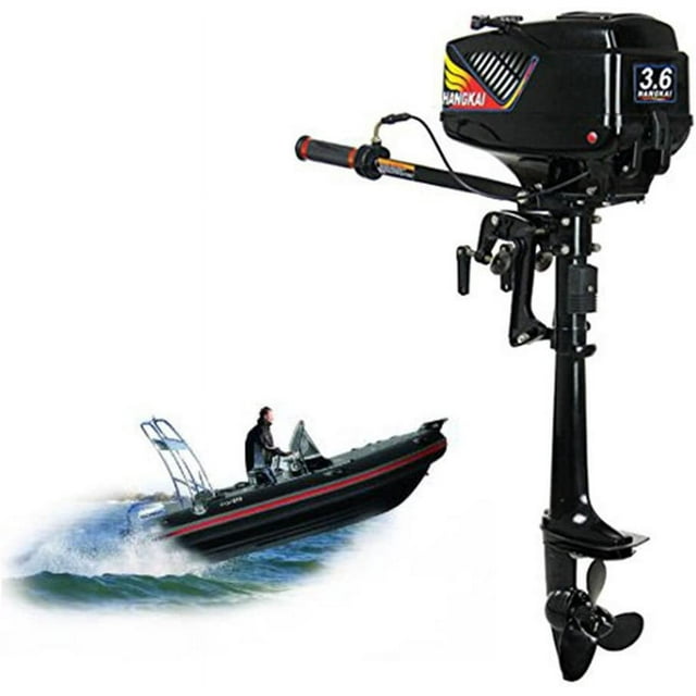 FETCOI Outboard Motor, 2 Stroke 2.5HP - 18HP Heavy Duty Outboard Motor Inflatable Fishing Boat ...