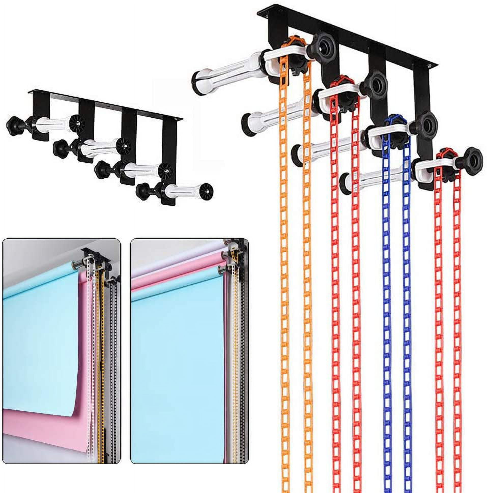 FETCOI Photography Background Support System Adjustable 4 Roller ...