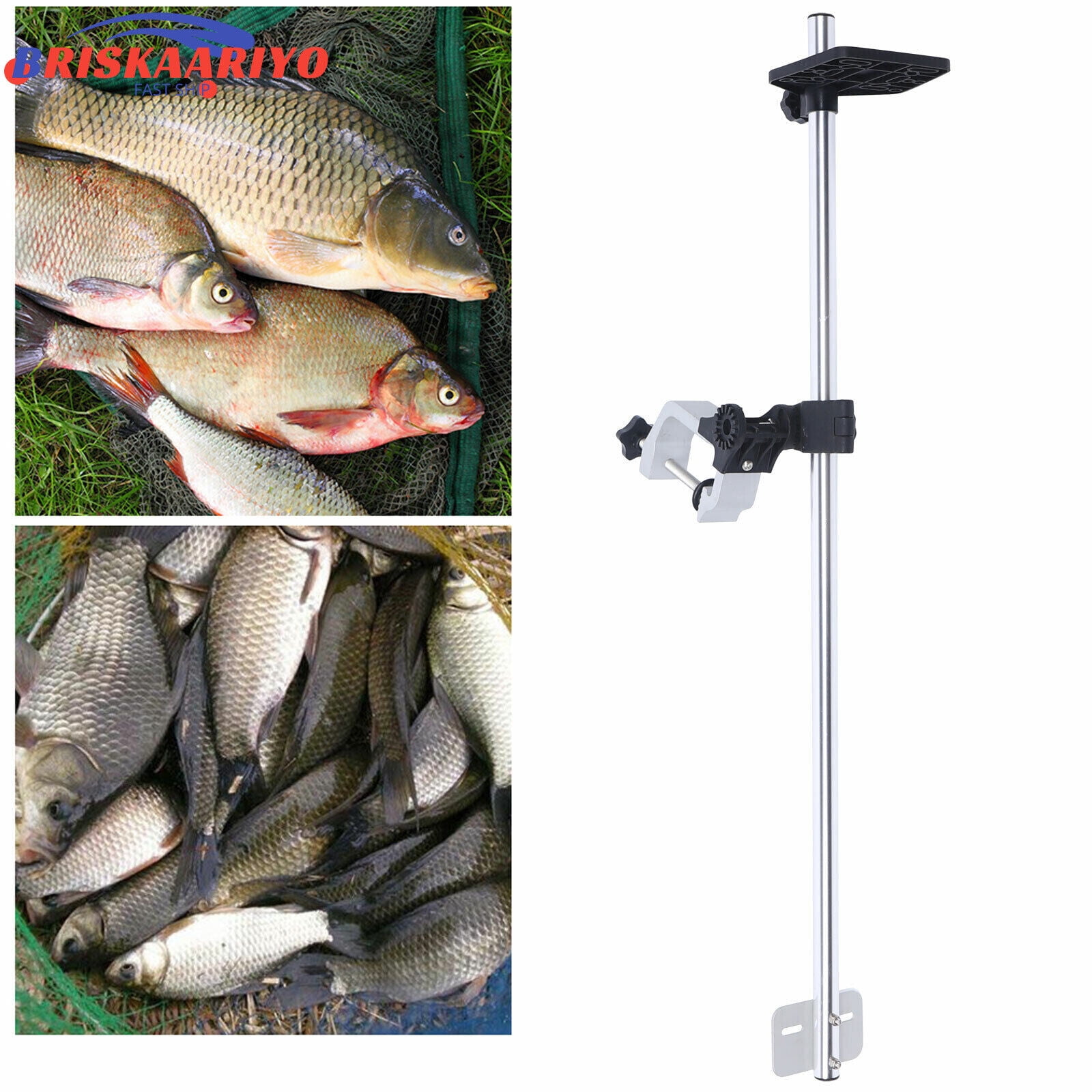 FETCOI Portable Fish Finder Holder Transducer Fishfinder Bracket ...