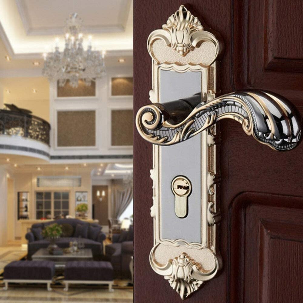 FETCOI Vintage European Style Retro Aluminum Dual Entry Knob Handle ...