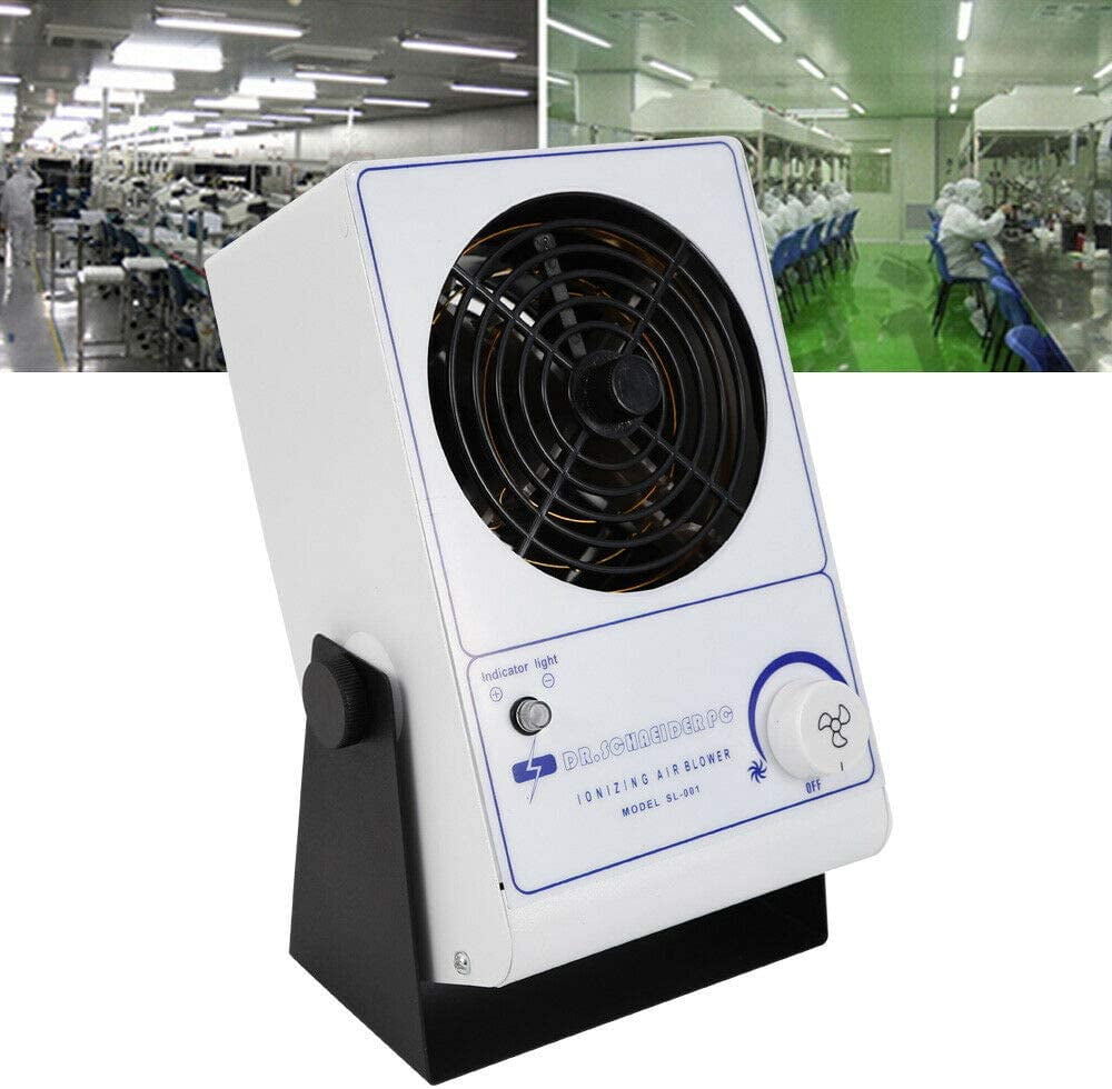 FETCOI lonizing Air Blower Fan 110V/60Hz Electrostatic Ion Elimination ...