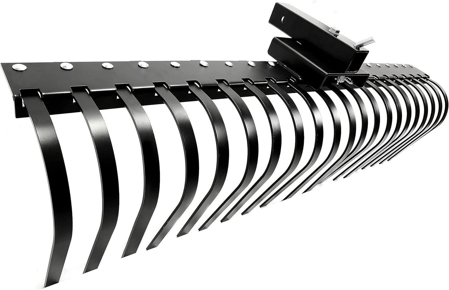 FETON 60 Inch Landscape Rake Fit for 2 Inch Receiver ATV UTV SxS ...