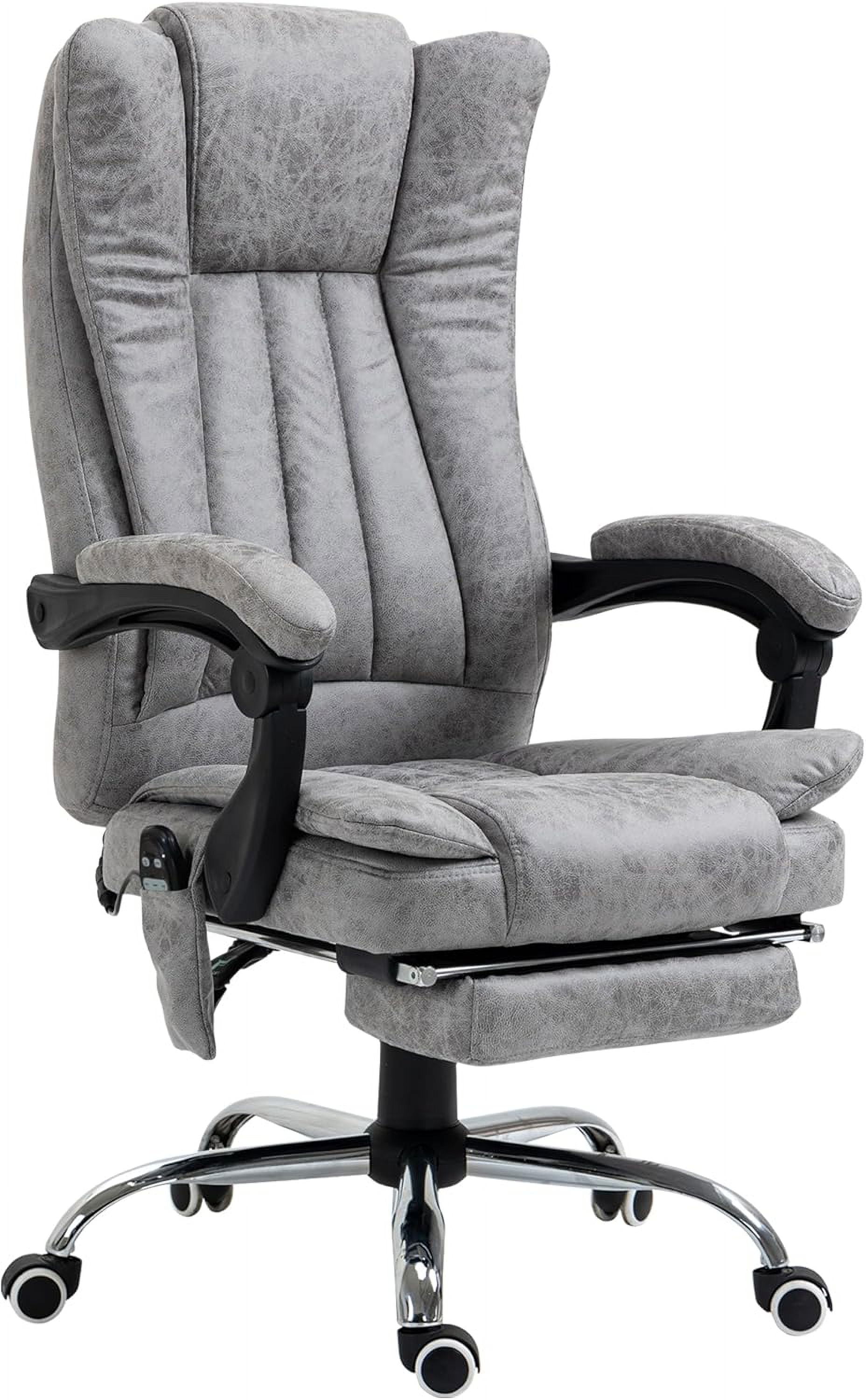 FETON Microfiber Office Chair, High Back Computer Chair with 6 Point ...